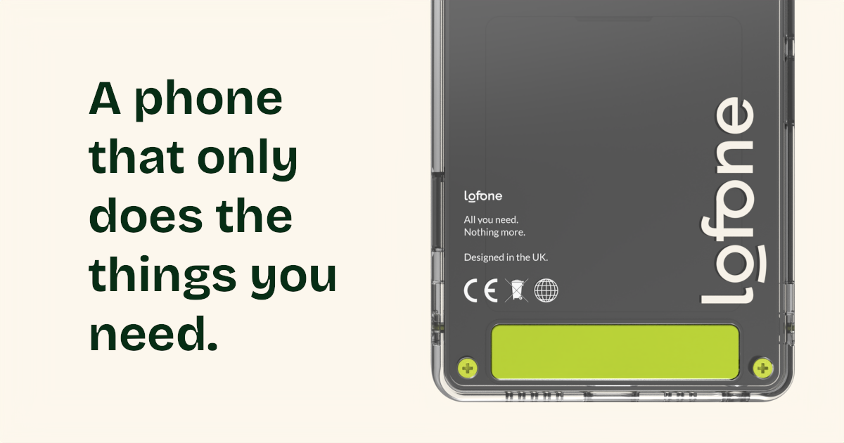 LoFone | All you need. Nothing more.